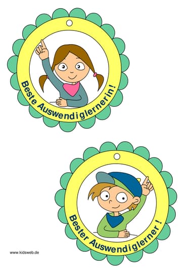 Kidsweb - Medaillen für Kinder