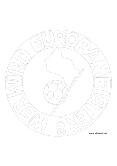 Kidsweb - Fußball Mandalas