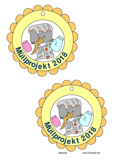 Kidsweb - Medaillen für Kinder
